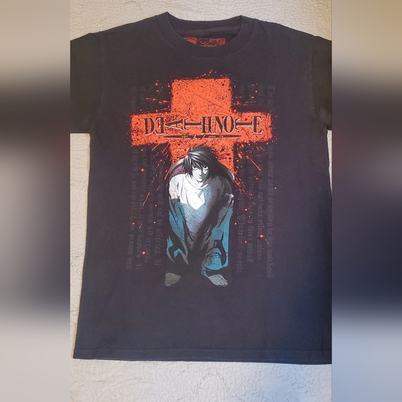 Death Note | Shirts | Death Note Black Tshirt Size S | Poshmark